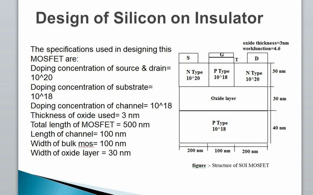 Silvaco TCAD ATLAS教程5.使用Silvaco工具,工艺变化对SOI MOSFET...