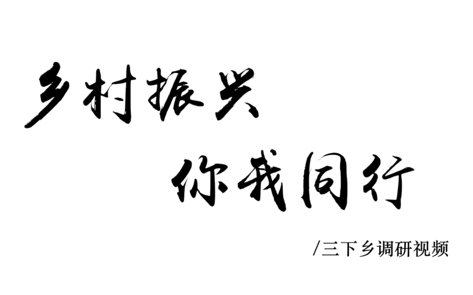 暑期三下乡|乡村振兴,你我同行
