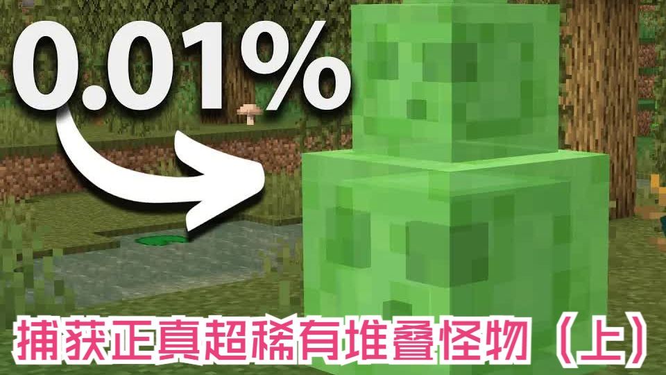 我的世界老哥成功捕获真正的超稀有堆叠怪物群!(上)