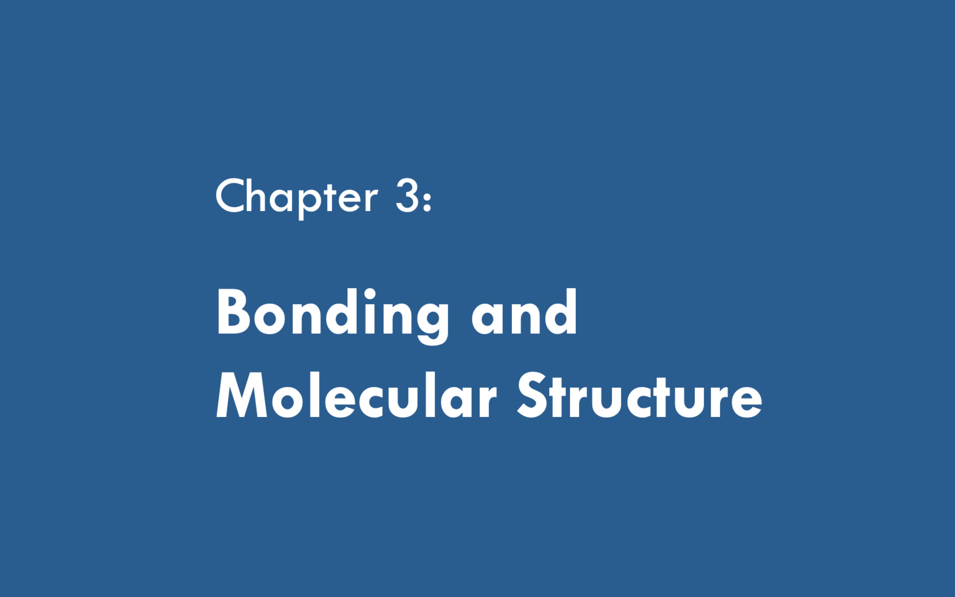【AP化学】02 化学键与元素周期律 Bonding Periodic Trend