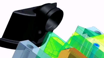 经典模具结构两次倒扣,分享出来给大家,开拓设计思维你学会了吗