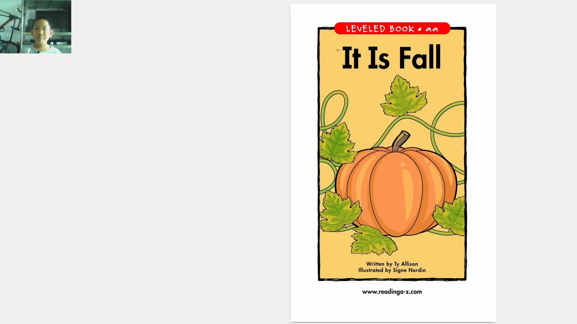 5天循环英语学习法RAZ AA It is Fall【英文绘本朗读】