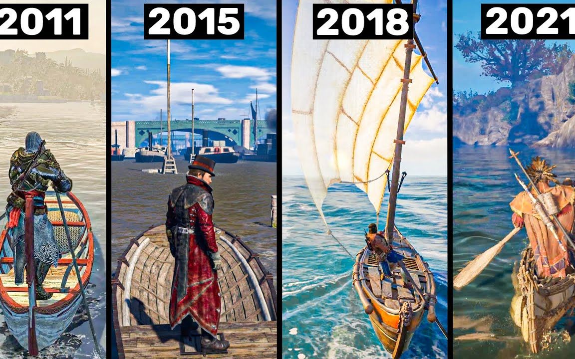 在每一部《刺客信条》游戏中,地图边界之外有什么(2007-2021)