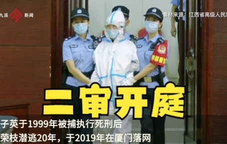 劳荣枝案二审开庭,被告押解画面曝光:身穿防护服,戴着手铐被押入庭
