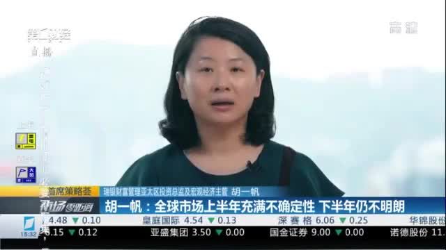 胡一帆:全球市场上半年充满不确定性 下半年仍不明朗