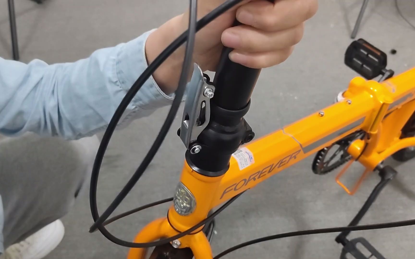 折叠车,车把晃动解决教程