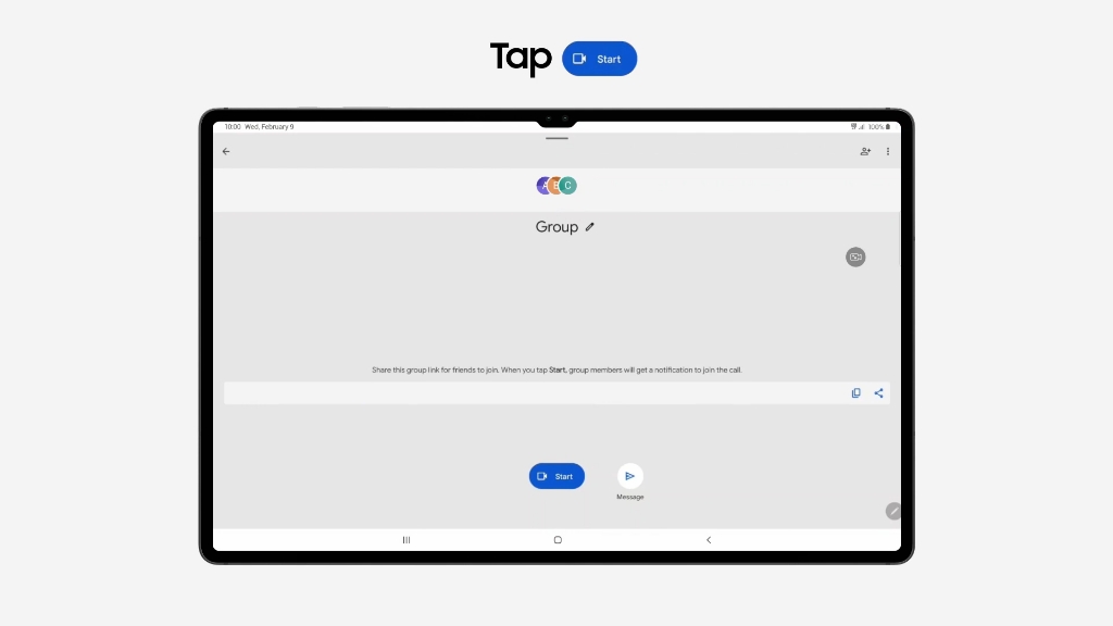 Galaxy Tab S8 系列 如何使用视频通话 Samsung(这玩意国行不行,别想...