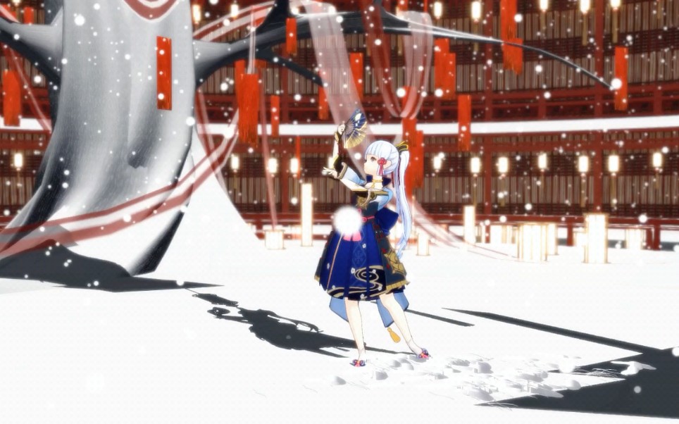 【原神MMD】阳春白雪,鹭舞翩翩——神里绫华●花月成双