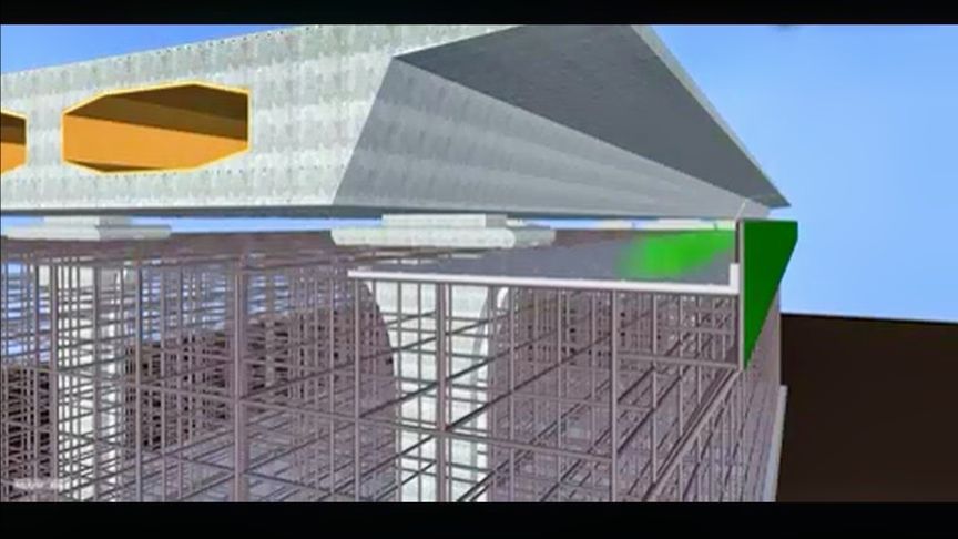 箱梁模板支拆模拟施工