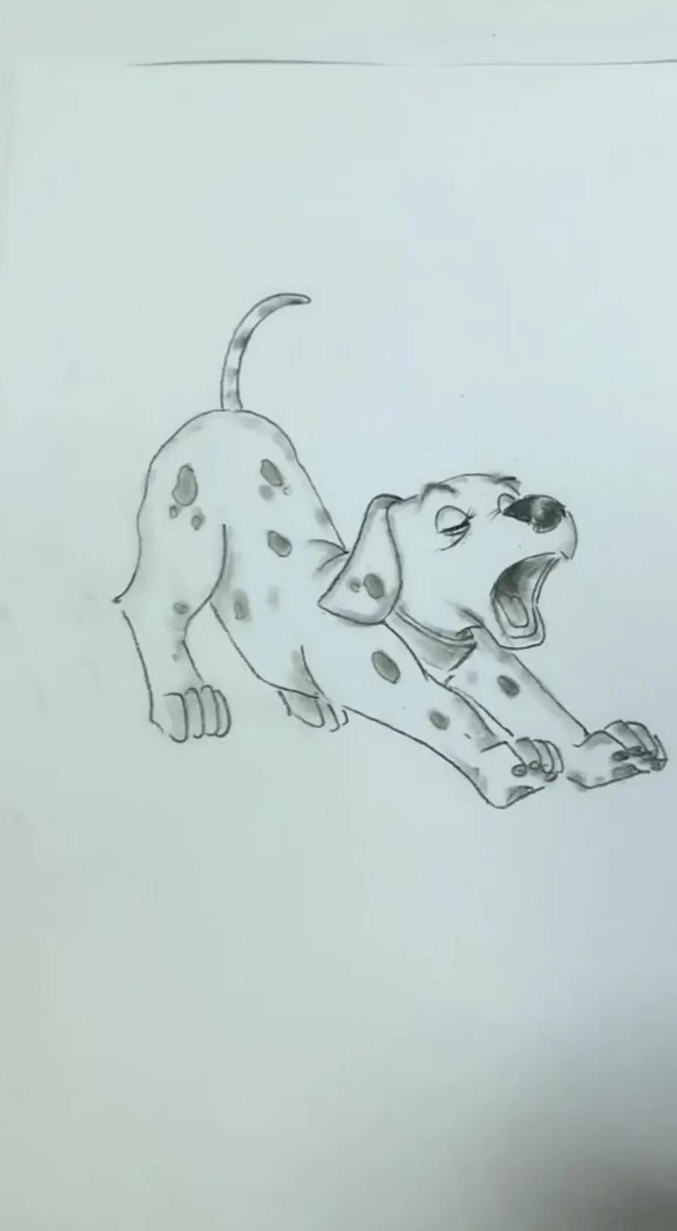 简笔画可爱的小狗狗