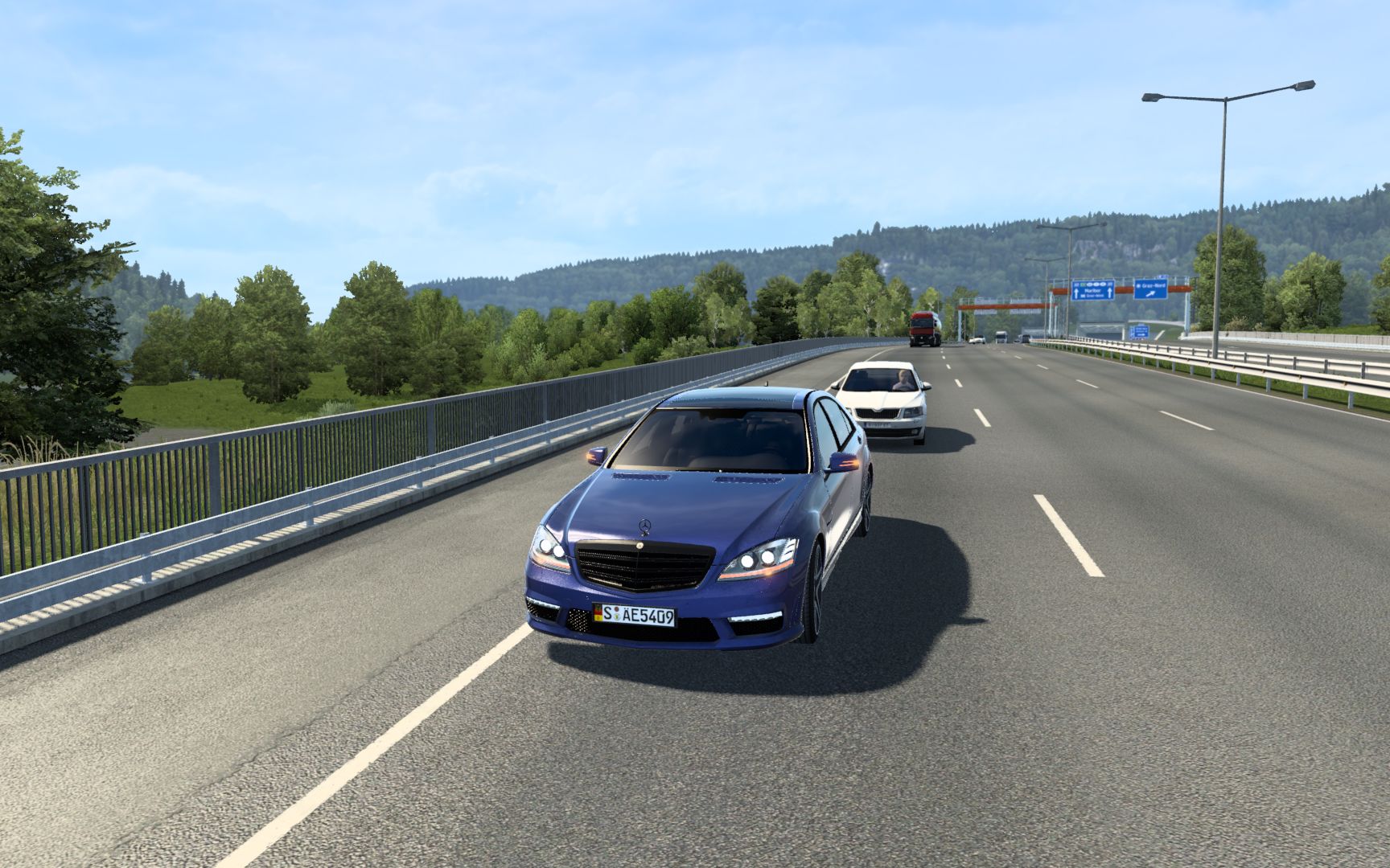 欧美卡通用mod:奔驰W221 2012 S65 AMG V3.1 1.44