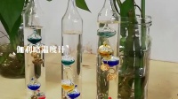 彩球悬浮玻璃温度计介绍