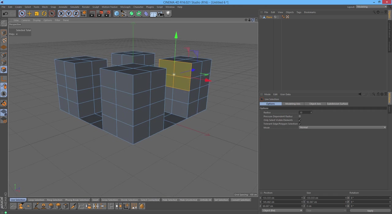 【搬用C4D实用教程基础建模系列合集】布线、扣洞,挺直观的(合集...