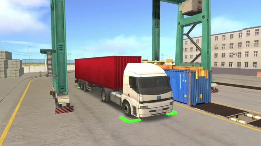 卡车模拟器终极版(从潍坊运输液晶电视机去淄博)#创作灵感
