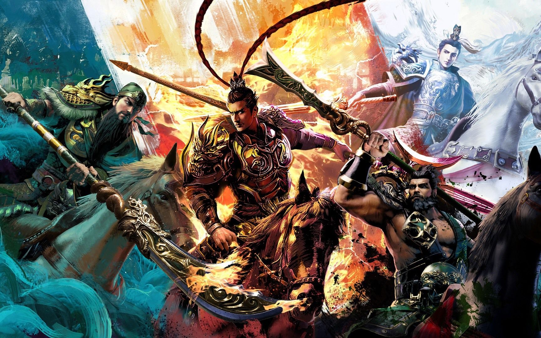 《三国群英传8》战斗开发中画面-华丽的武将计