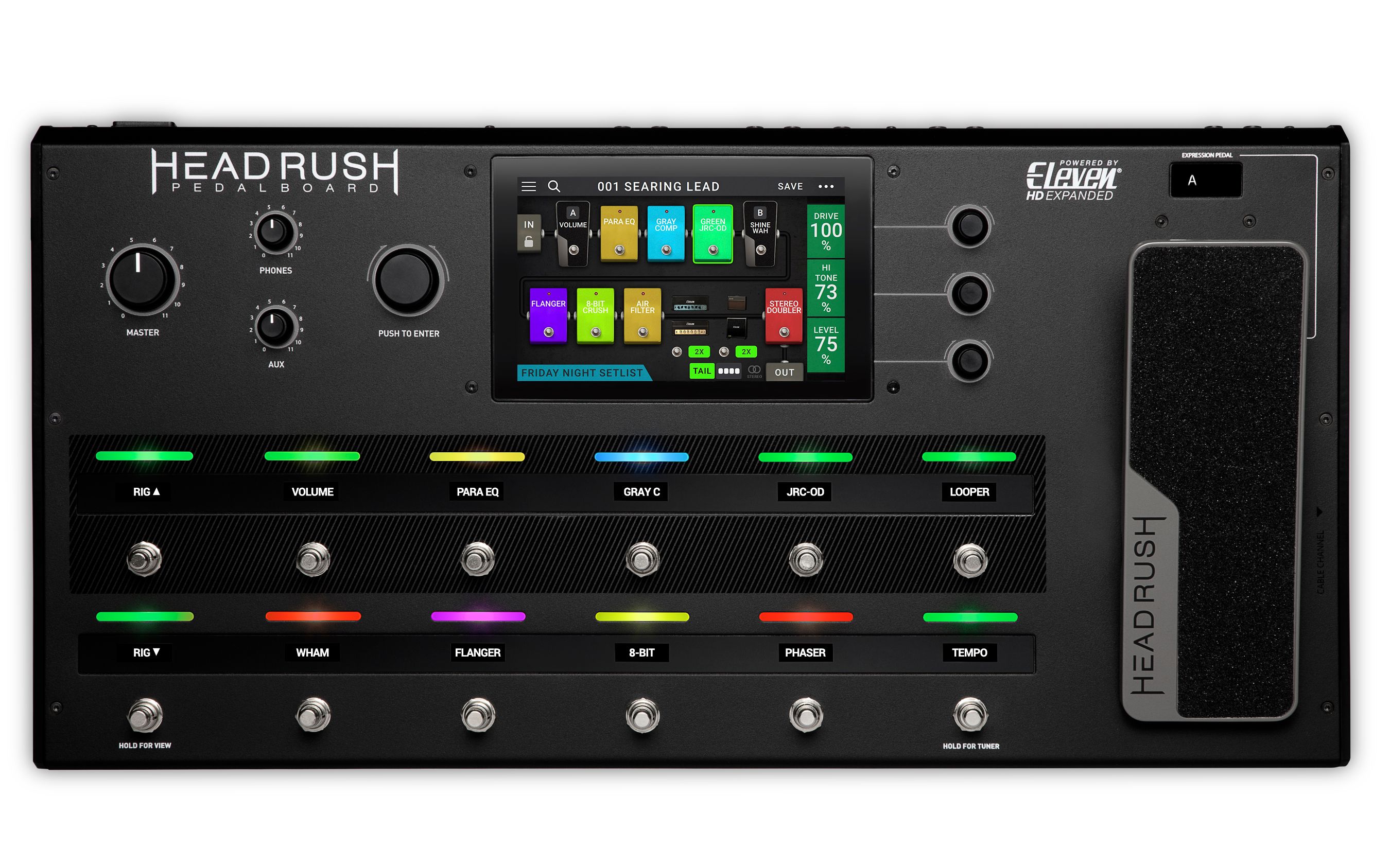 重兽测评-HeadRush Pedalboard 全球首款触摸屏控制电吉他综合效果器