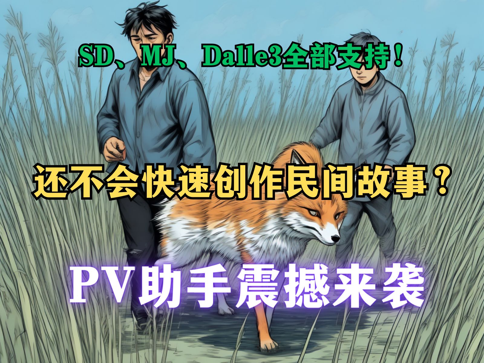 还不会快速制作民间故事?快试试PV助手这款软件