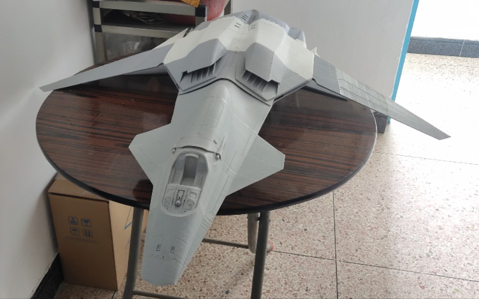 [dy原创]《绝密飞行》鹰爪2号战机 1:18超大比例模型制作