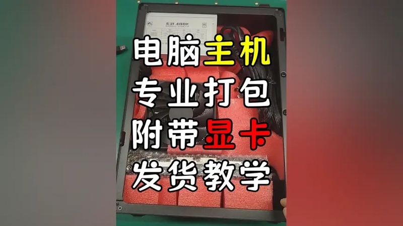 你旺电脑主机加显卡打包发快递全过程,全心全意保障用户产品安全