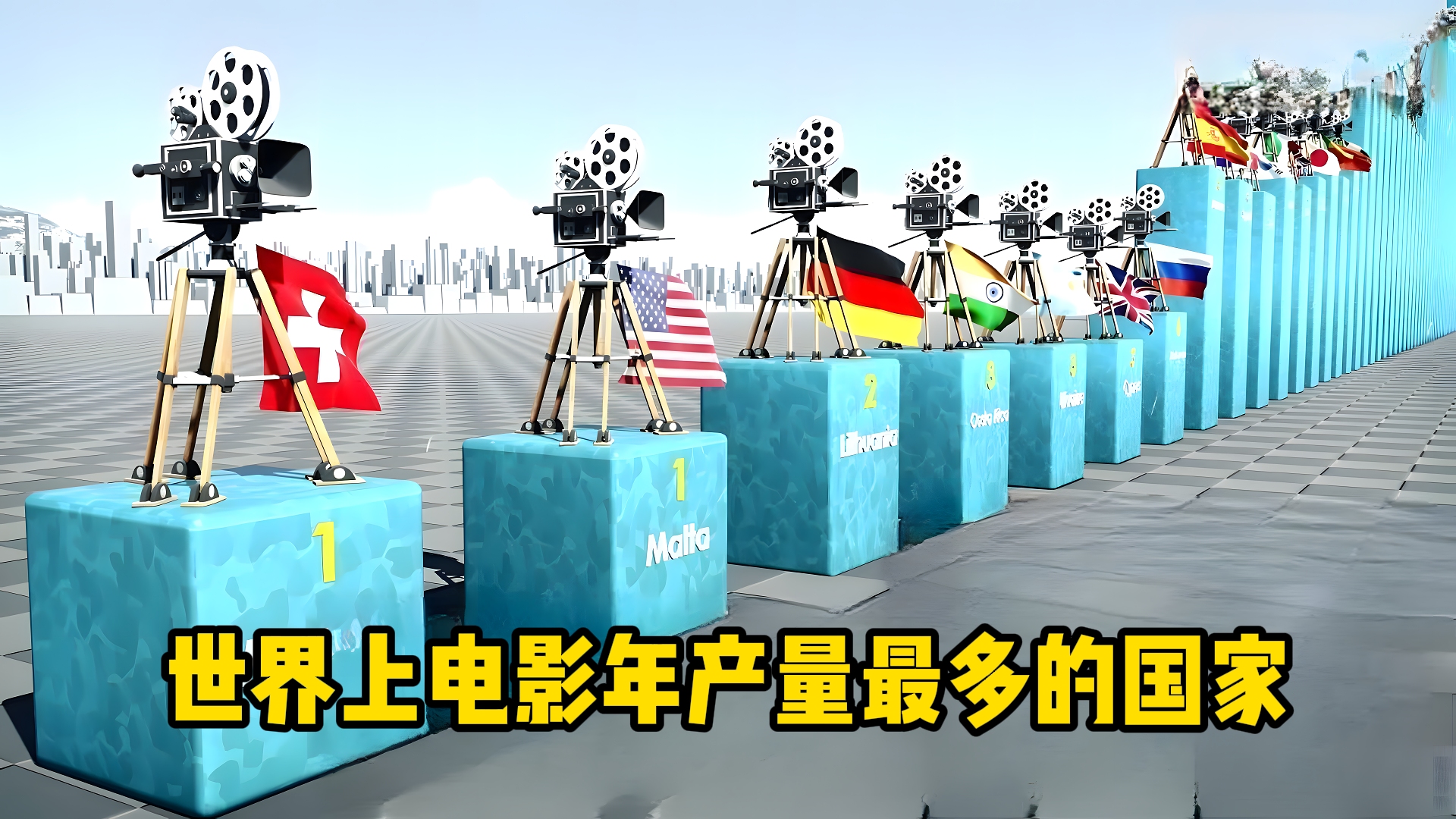 世界上电影年产量最多的国家/地区