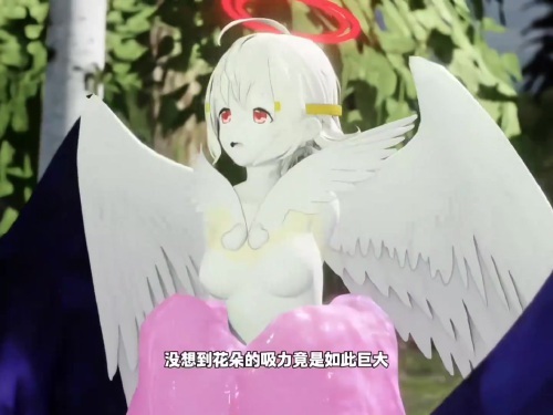 白衣天使竟然被奇异花朵吸入体内的惊人真相