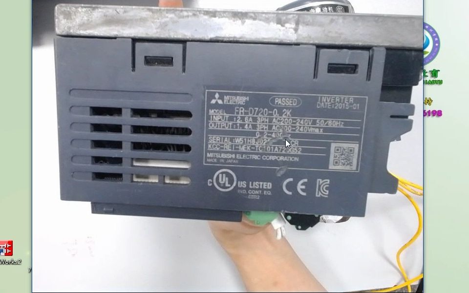 三菱FX系列3UPLC三菱变频器应用与接线视频 零基础学习PLC自动化...