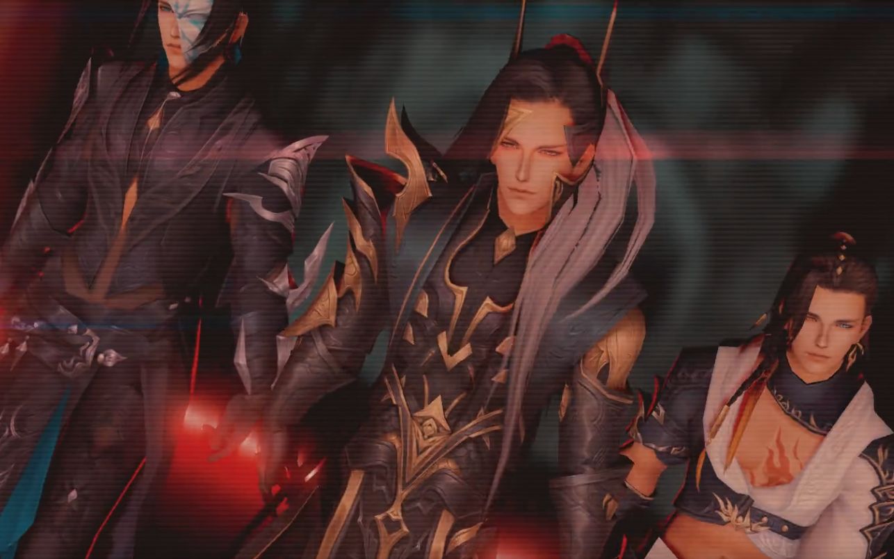 剑三MMD 成男组 EXO Obsession 明唐苍 苍爹带着炮哥和喵哥来报道