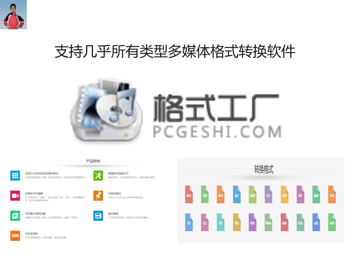 推荐一款支持几乎所有类型多媒体格式转换软件——格式工厂