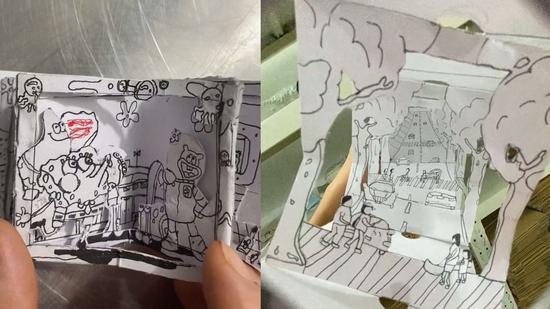 妈妈打开10岁孩子画作:立体空间如3D模型,网友惊呼:好好培养!