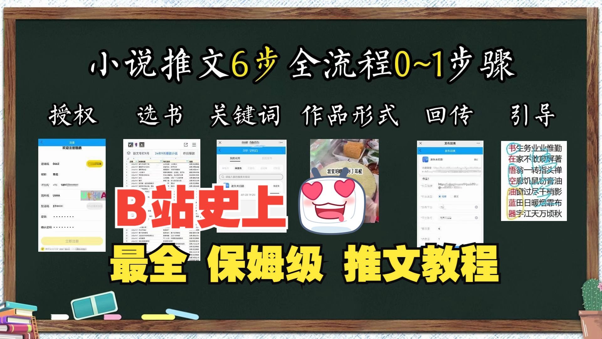 小说推文教程6步从0~1全流程“保姆级”步骤(从推文授权~选书~申请...