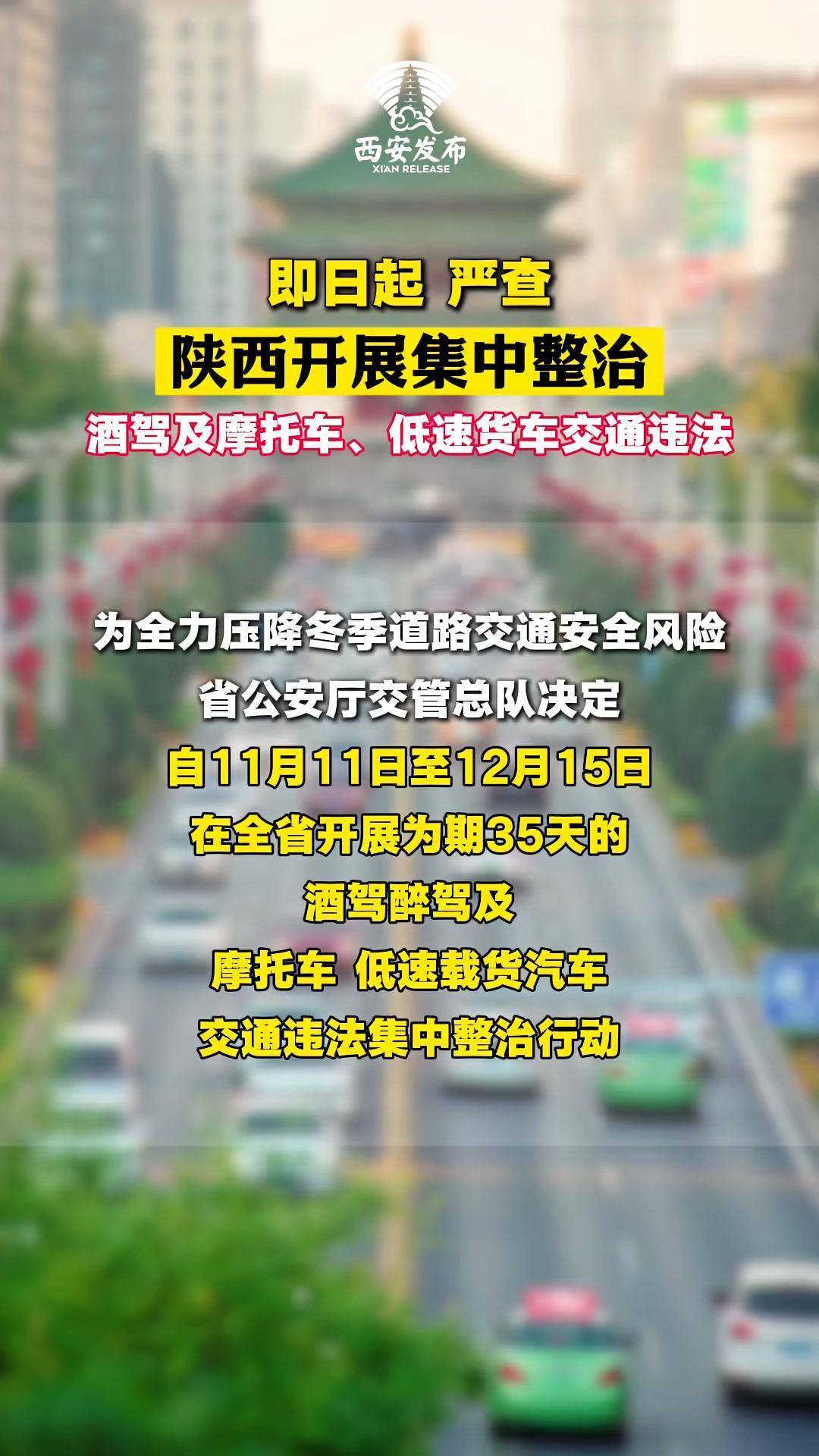 ...为期35天的酒驾醉驾及摩托车、低速载货汽车交通违法集中整治行动。