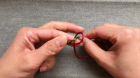编绳基础系列课-中国结基本编法蛇结教程 芊巧手绳手工DIY教学