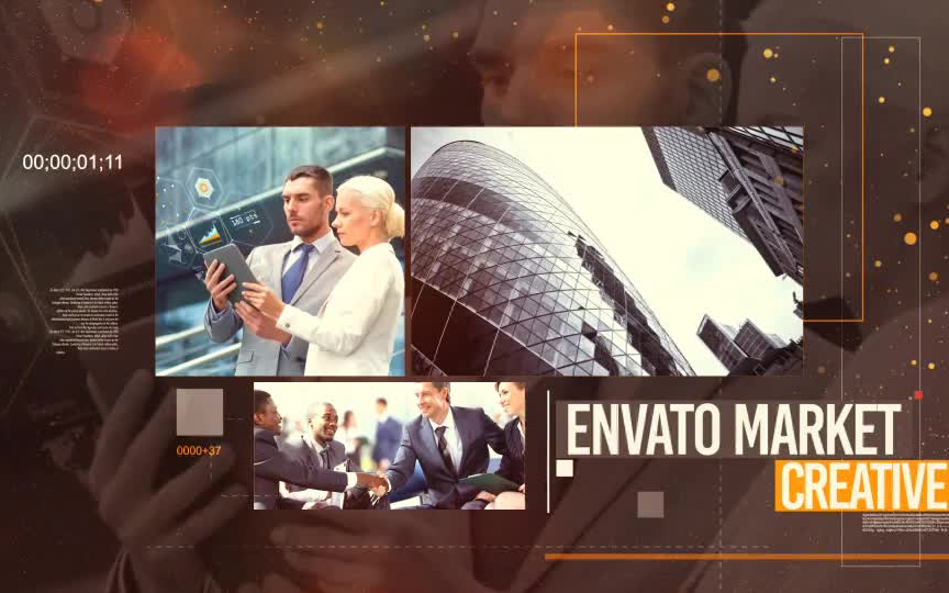 7617 创意企业视频展示商务企业公司宣传片活动宣传视频包装AE模板