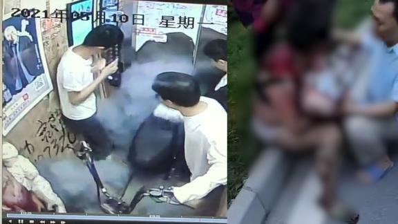惨不忍睹!电瓶车突然起火瞬间吞噬电梯间,烧伤多人包括一名婴儿