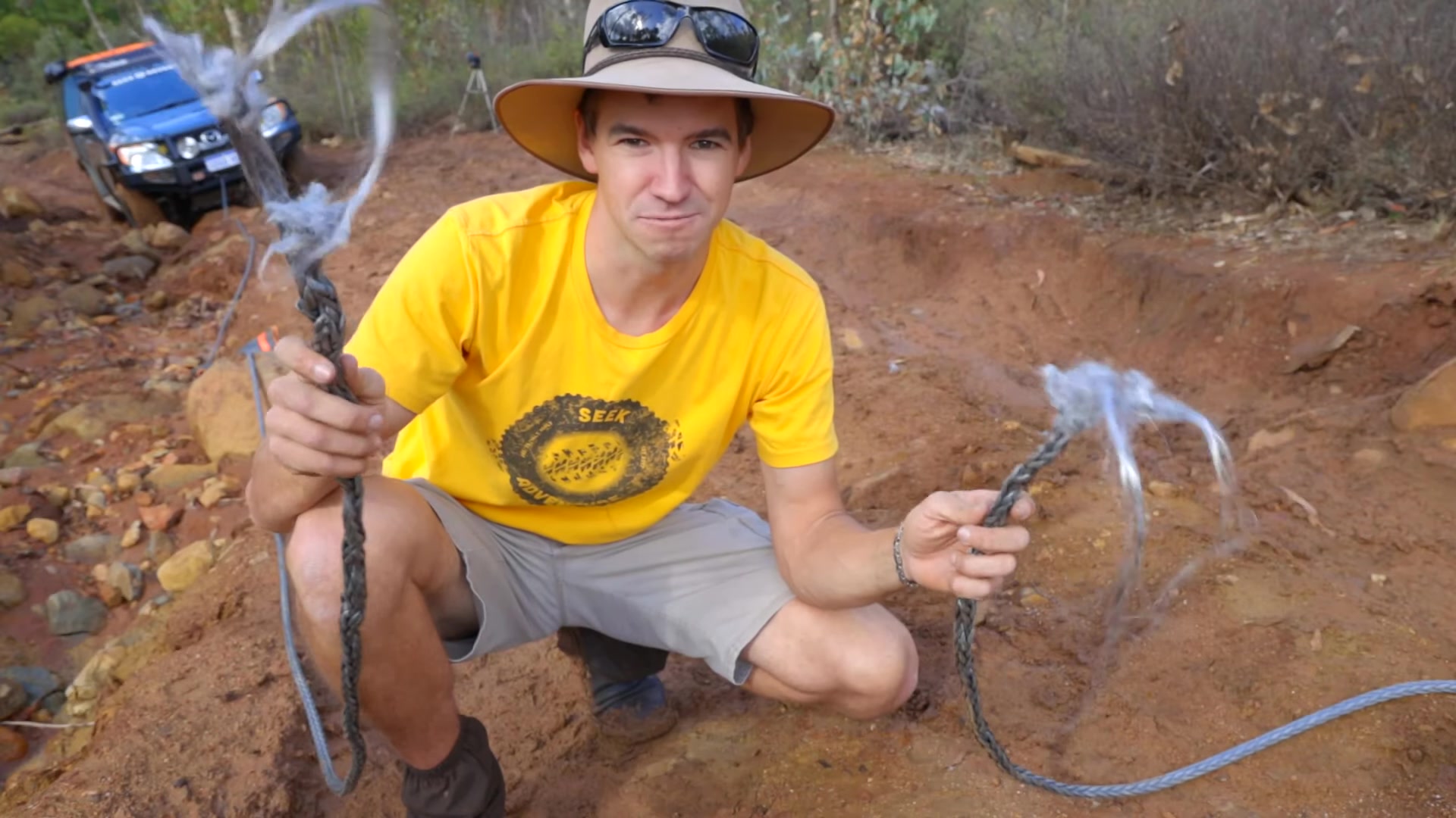 Snapped My 4x4 Winch Rope