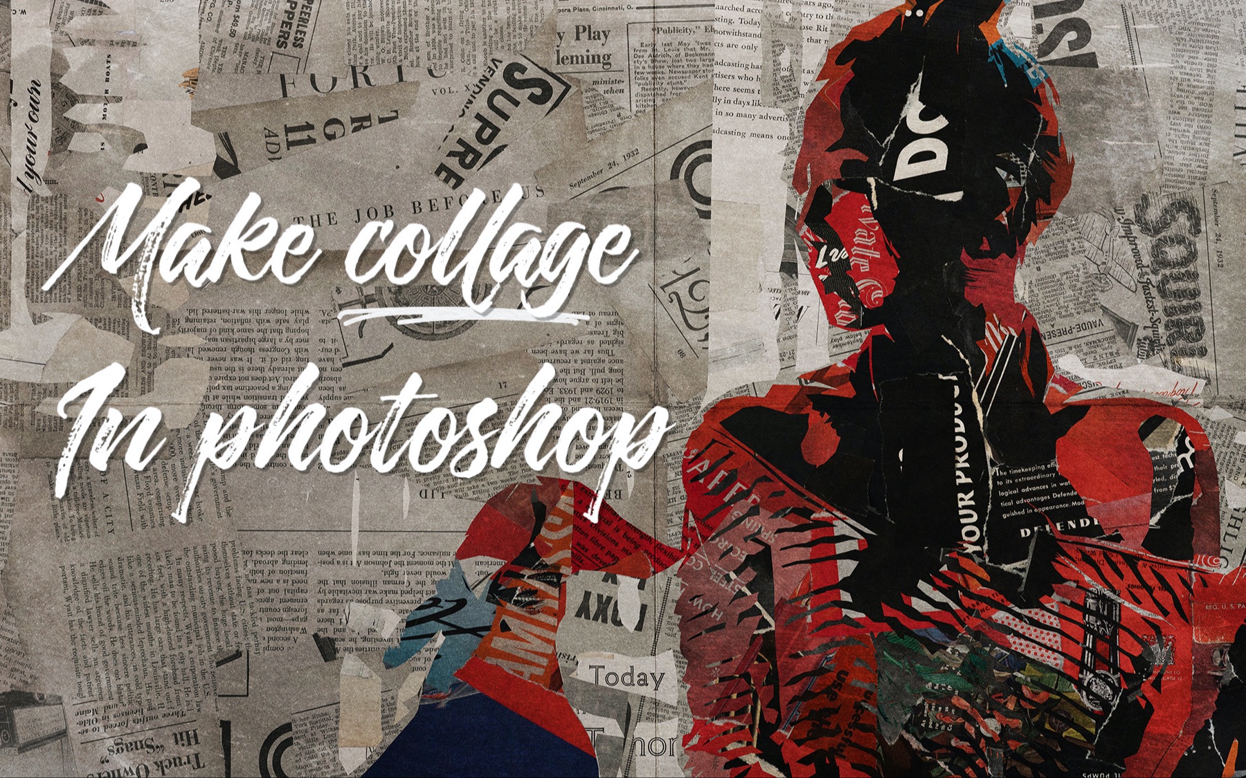 干货分享|如何用Photoshop把一张普通照片制作成拼贴图Collage