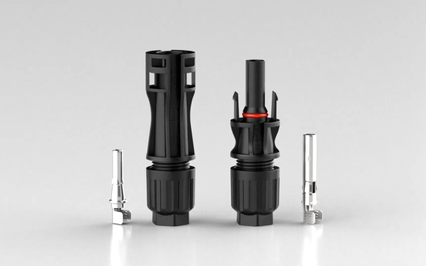 光伏连接器防水等级IP68,兼容mc4连接器,进口阻燃PPE材料,实现太阳...