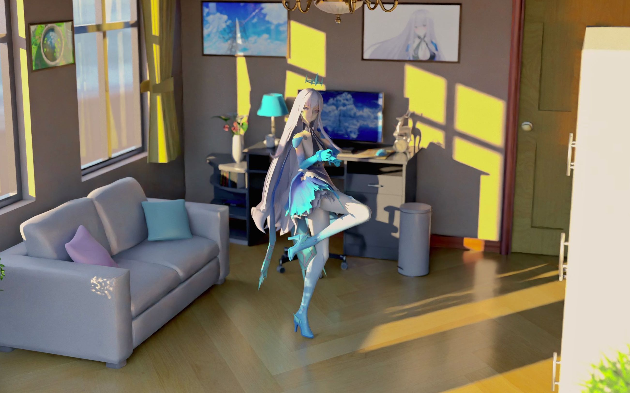 【MMD -4K 60 】梅丽尔-你最最最重要-软体物理碰撞测试