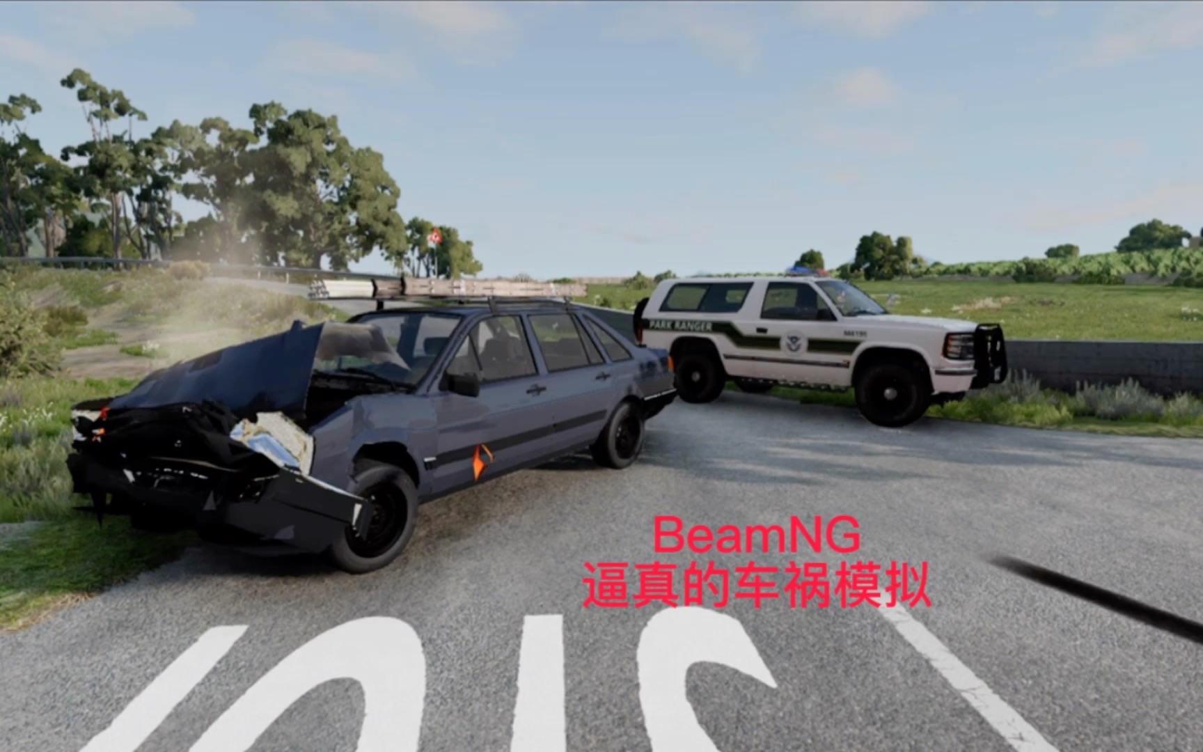 Beamng(187)逼真的车祸模拟,模拟交通事故