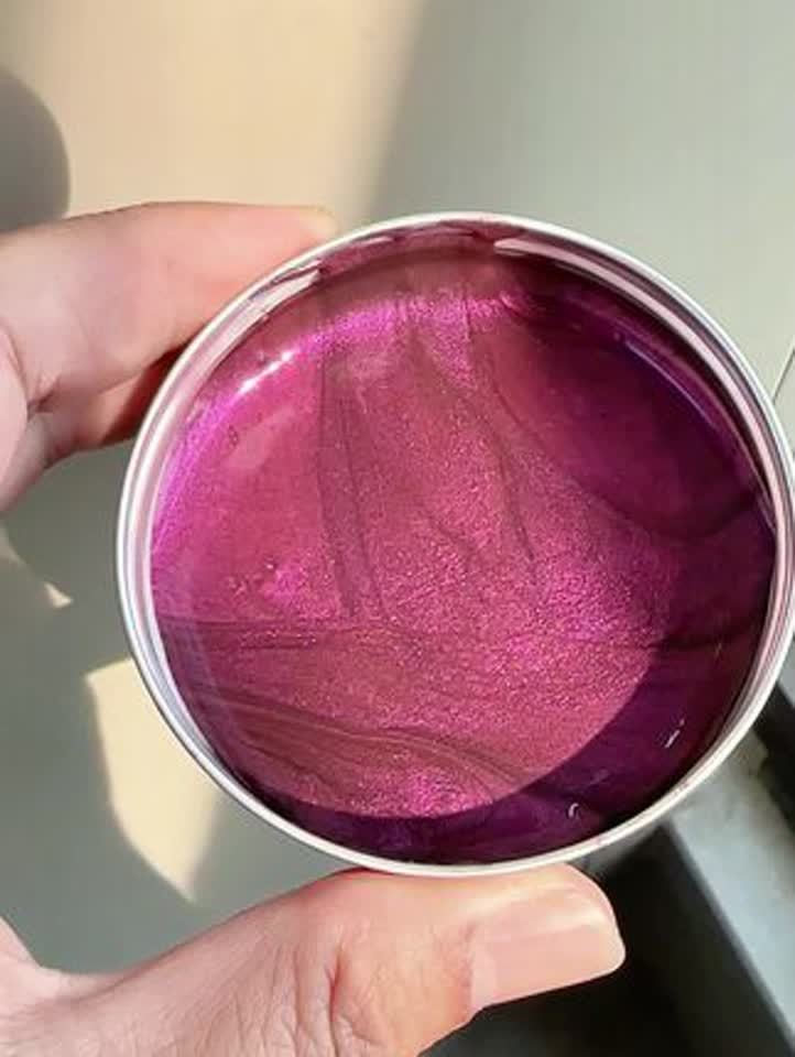 紫色的磁力橡皮泥 真的太解压了儿童玩具