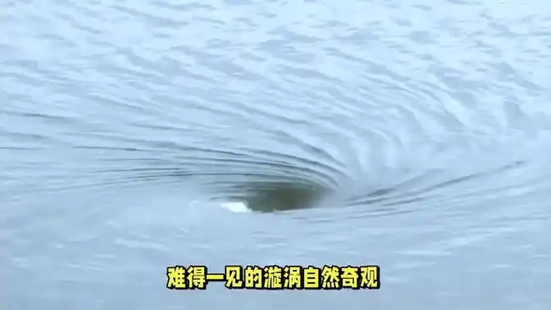 难得一见的漩涡自然奇观