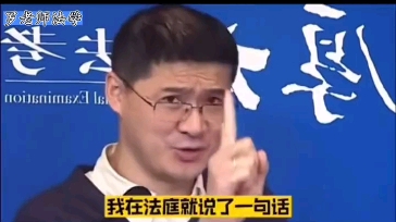 张三开车撞了人,找罗老师当辩护律师。#张三#法外狂徒#罗翔说刑法