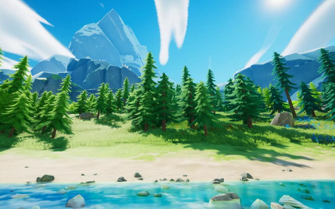 Unity三维风格化自然环境资产