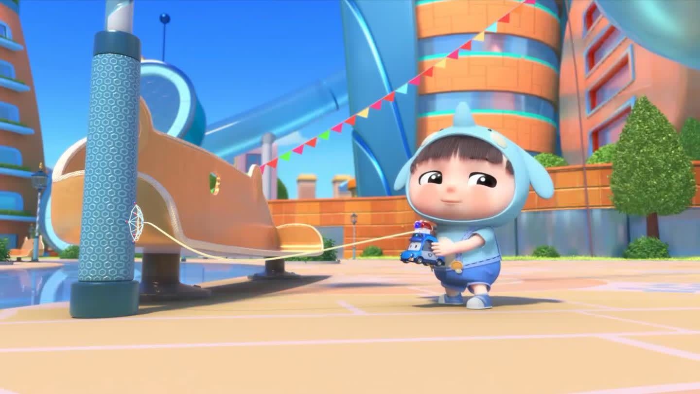 百变校巴:歌德玩具好火啊,小朋友都在玩,怪不得逗逗也想要