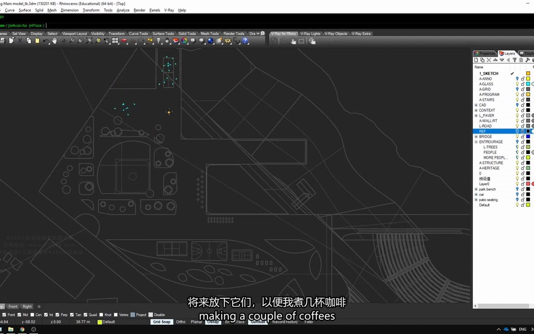 三维模型:低面3D人群模型使用方法 中文字幕 626CG资源站