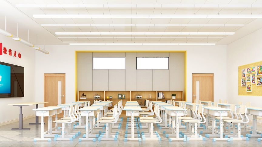 空间展示|宽敞明亮,是你们教室的样子吗?