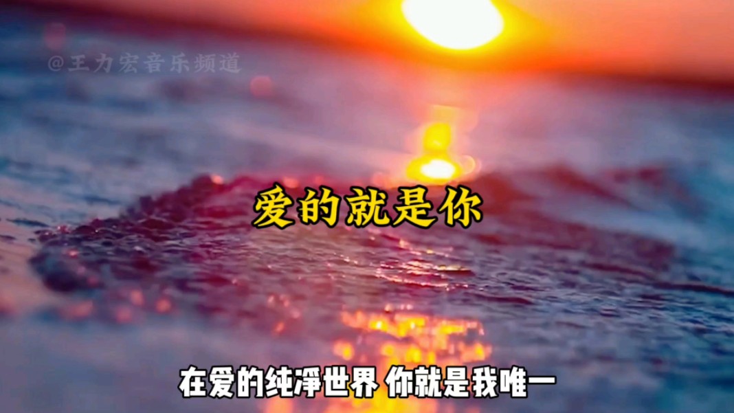 王力宏《爱的就是你》,想到你的瞬间,嘴角就会不自觉上扬!