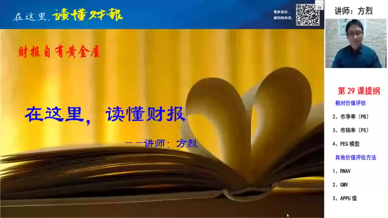 第29课 财务指标 相对估值—市净率、市销率、PEG等_在这里读懂...