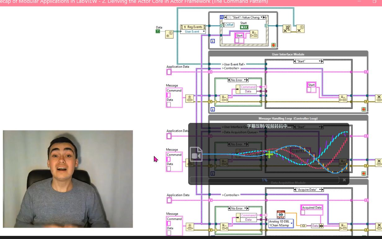 Labview Actor Framework框架:8.AF框架的用户交互和脚本化用户事件