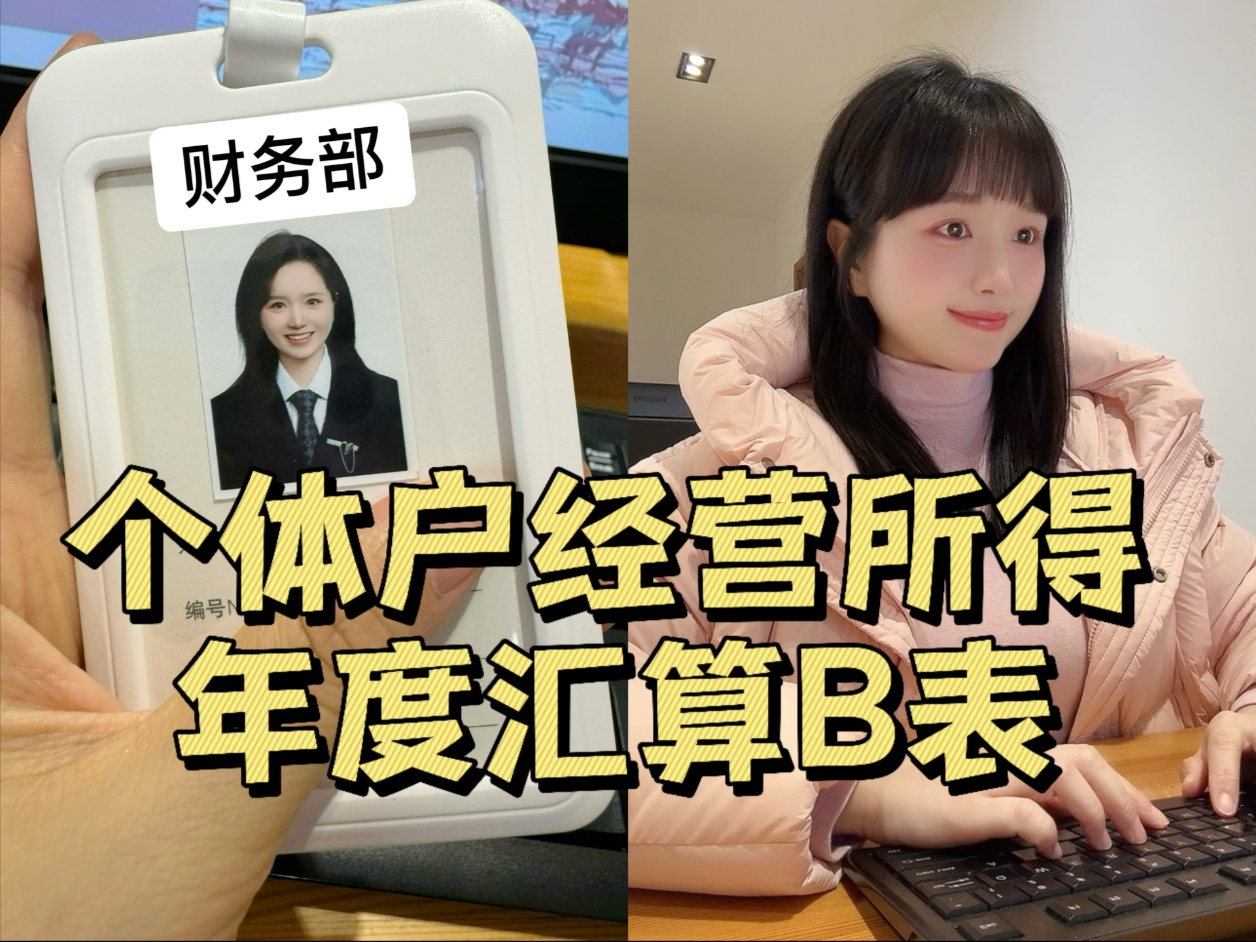 ߒ�个体户经营所得年度汇算B表详细申报流程